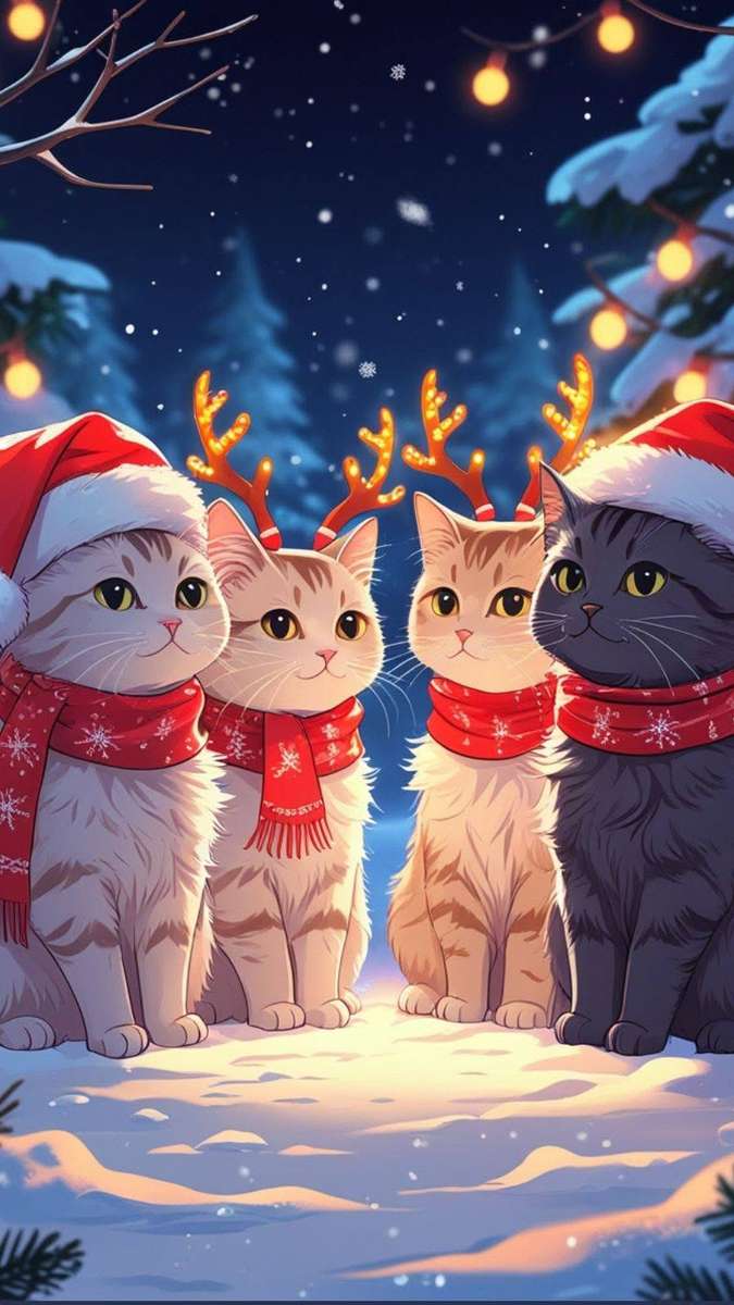 The four cats - online puzzle