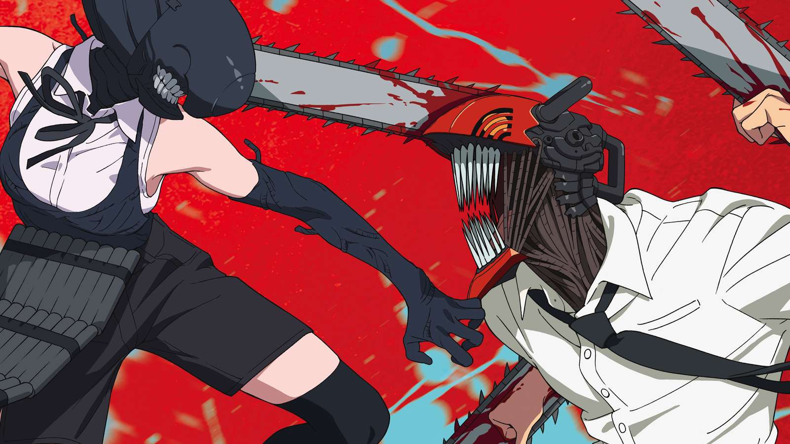 Chainsaw man - Reze x Denji - online puzzle