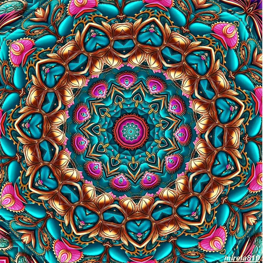 Mandala, puzzle - online puzzle