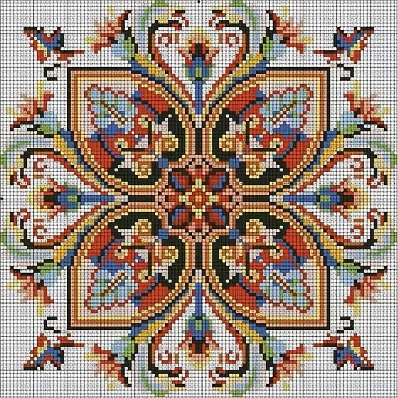 decorative tile pattern - online puzzle