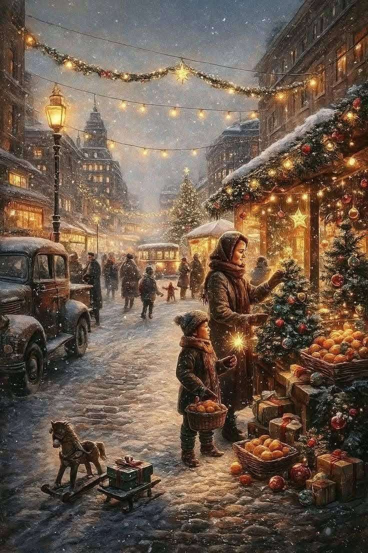 At the Christmas stall - online puzzle