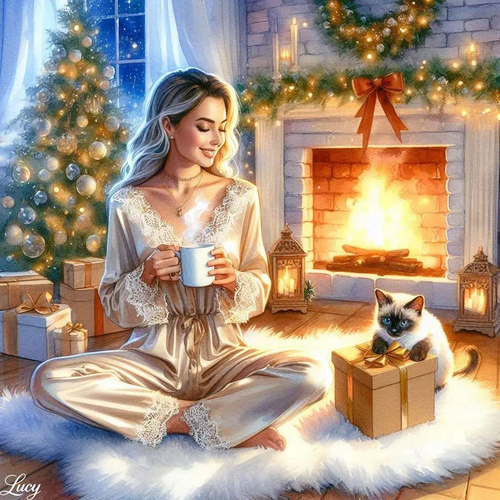 Un chat siamois joue avec un ruban doré - puzzle en ligne