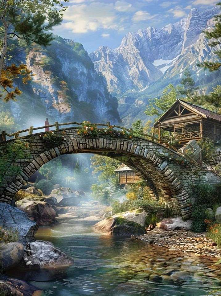 wędrówka po górach - puzzle online