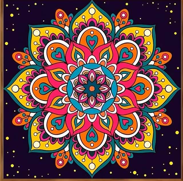 mandala do medytacji - puzzle online