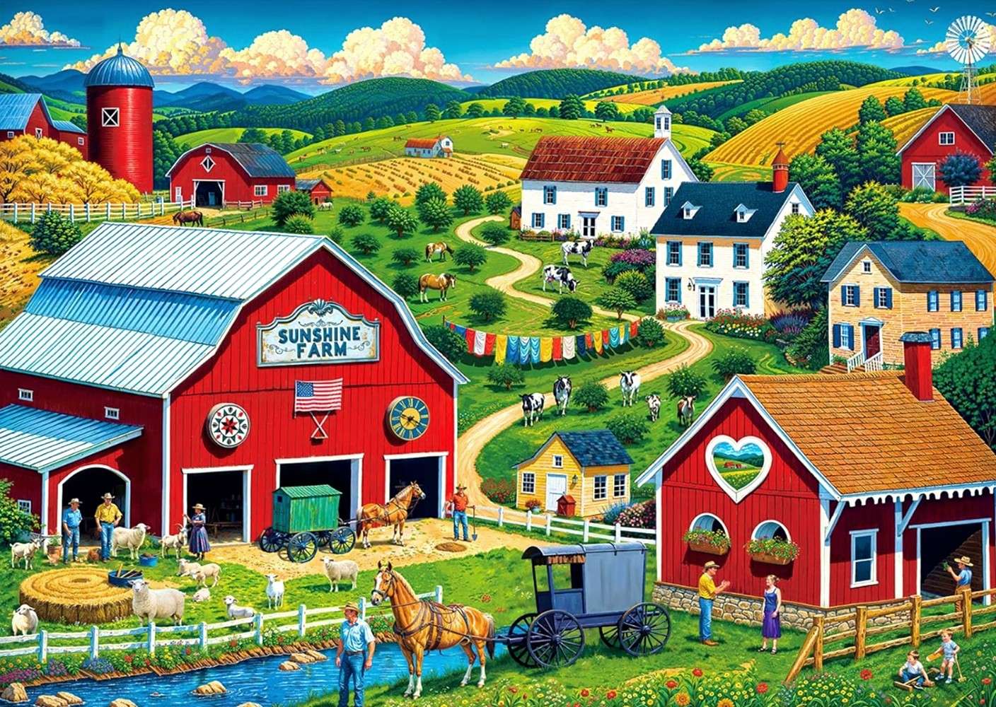 Farma Słońca - puzzle online