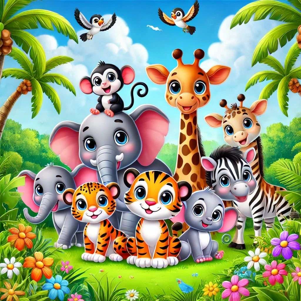 Familia amigable de África - rompecabezas en línea