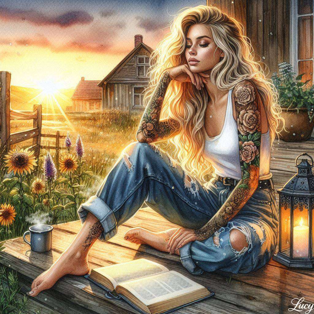 Dramatic sunset sky - online puzzle