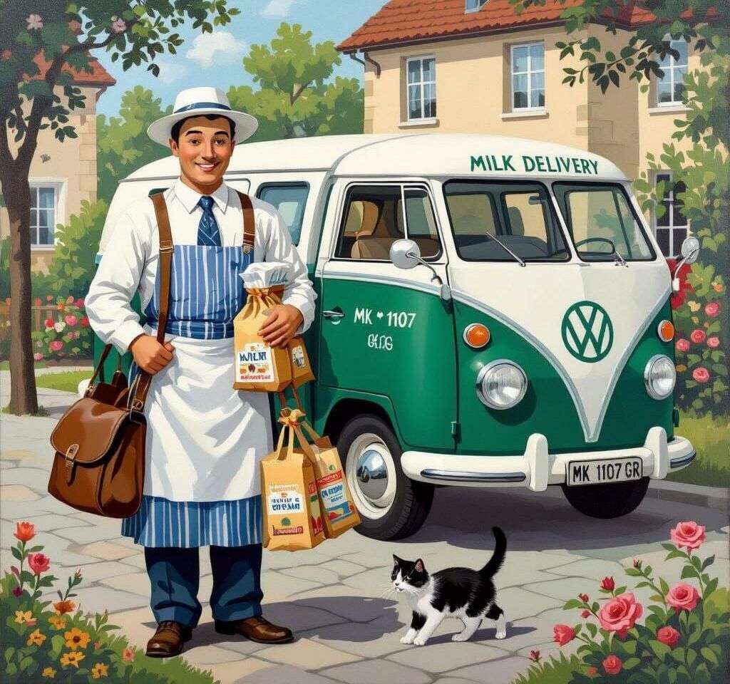 Milk delivery - online puzzle