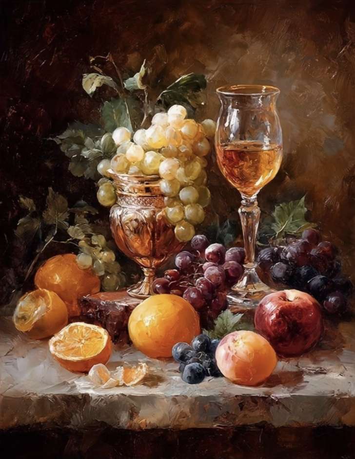 Tasty still life. - online puzzle