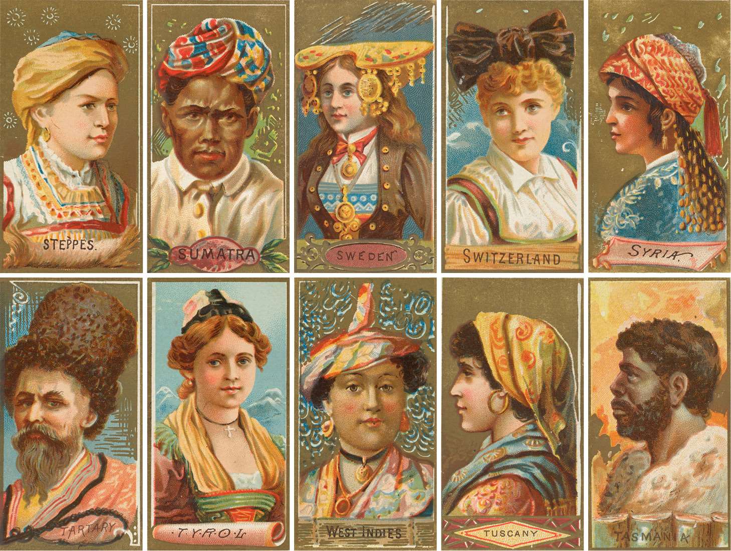 Allen + Ginter -1888- Typy narodowe-4 - puzzle online