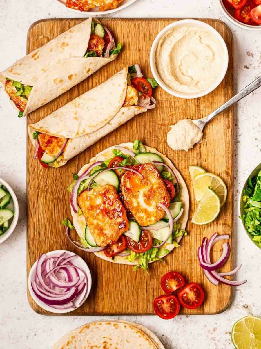 Okłady Halloumi - puzzle online