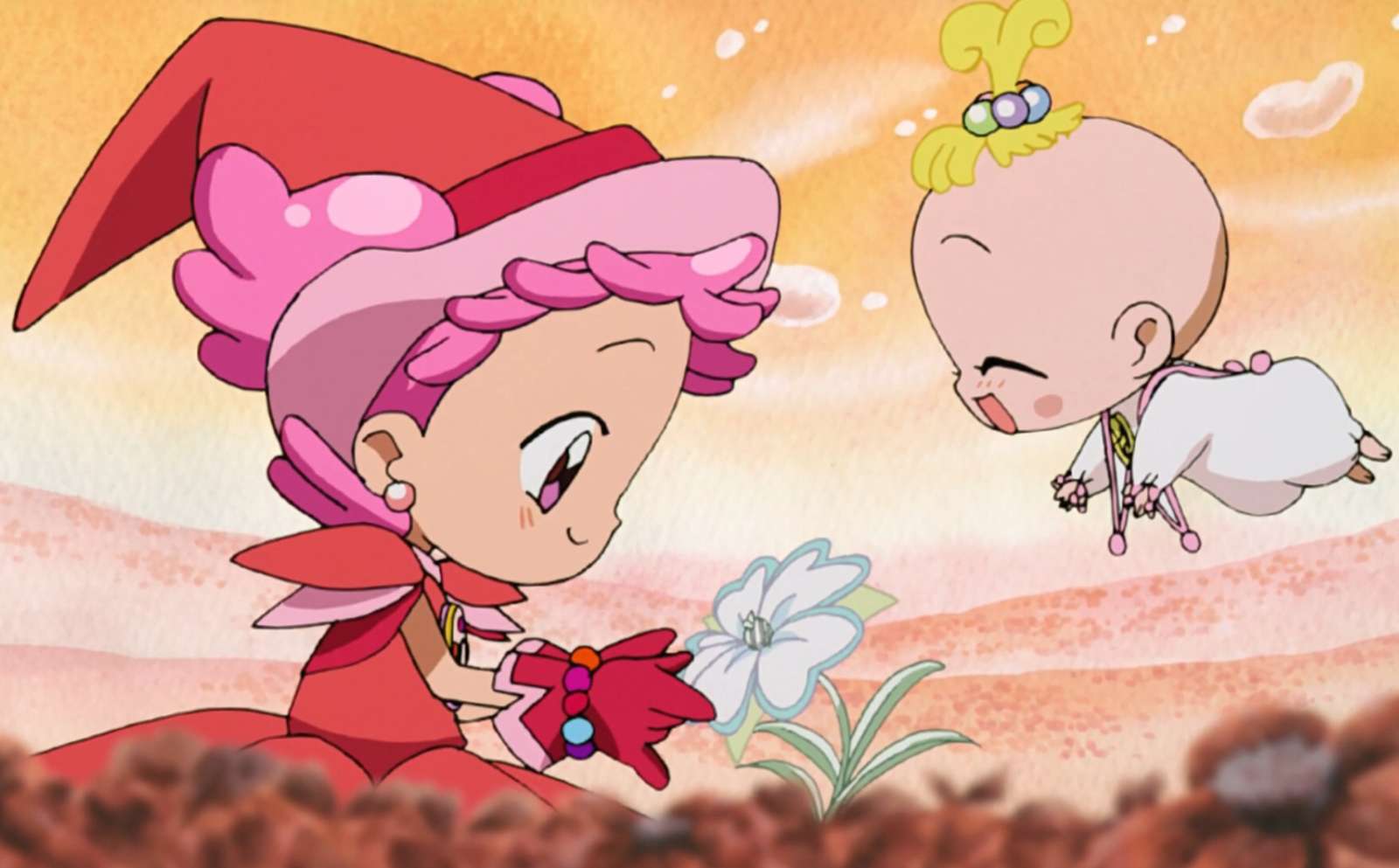 Ojamajo Doremi: Pop and Hana ️ ️ ️ ️ - online puzzle