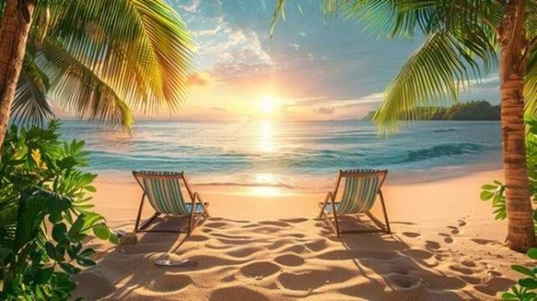 Sunset Beach - online puzzle