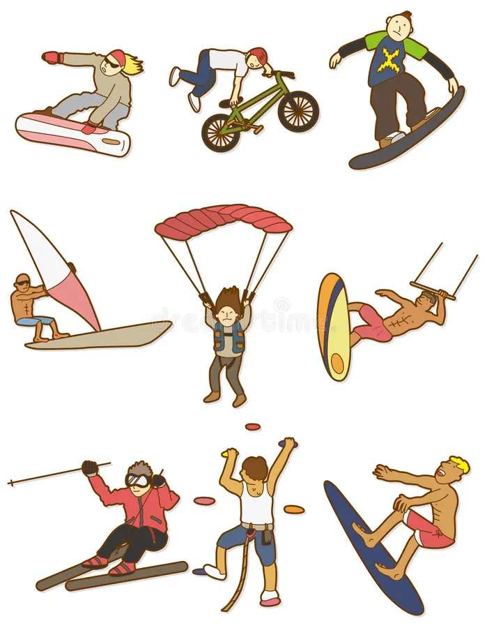 Extreme sports - online puzzle
