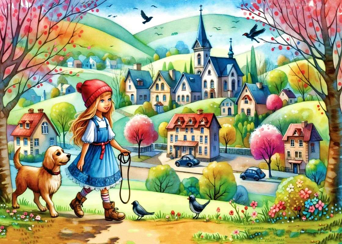 Walking Toward Home - online puzzle