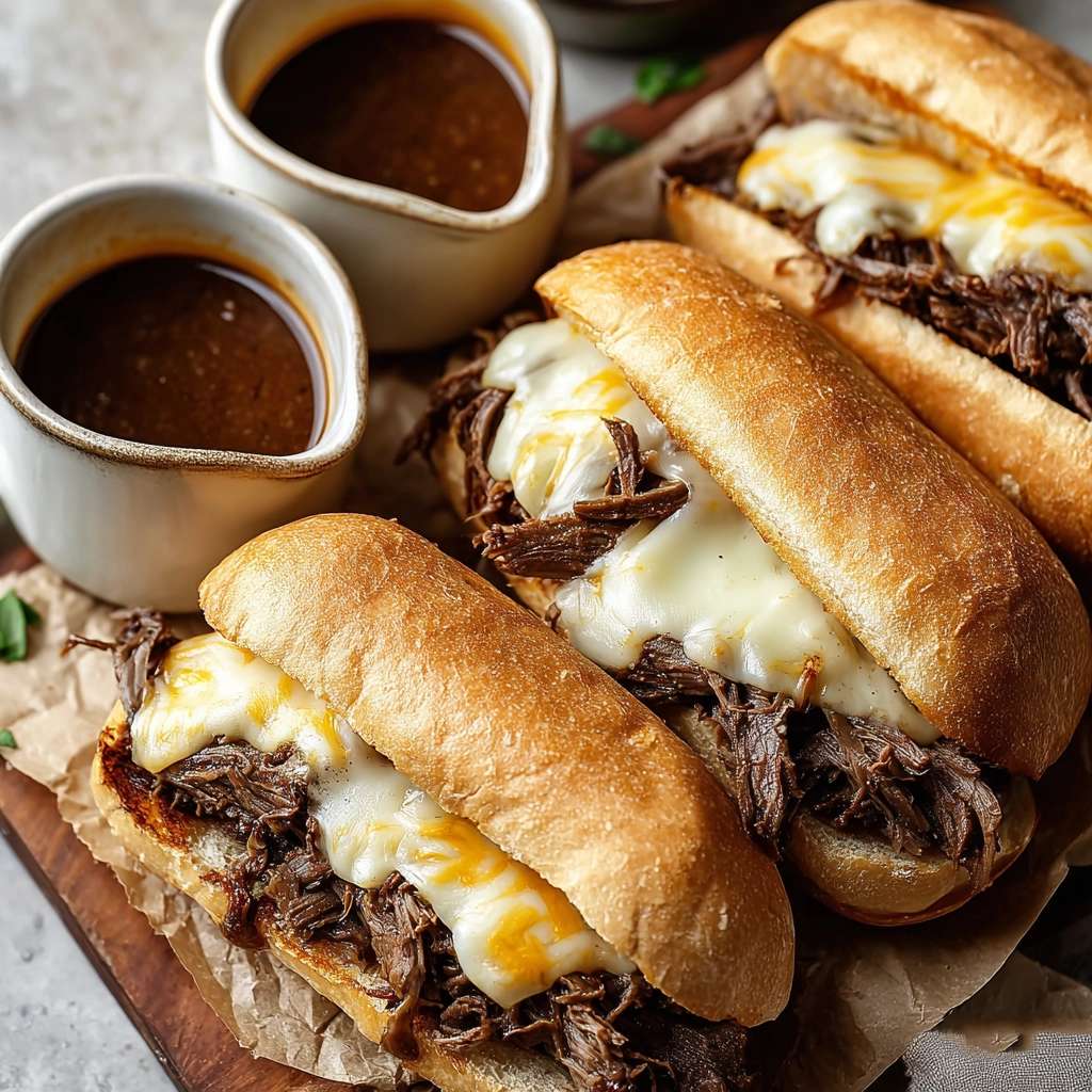 Slow Cooker French Dip Sandwiches - online puzzle